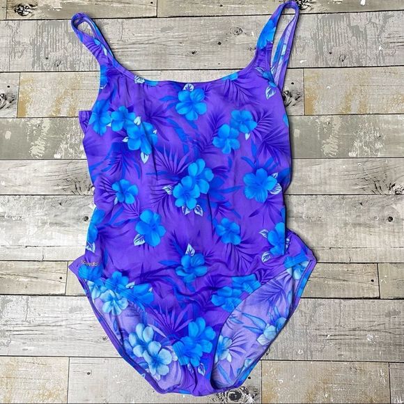 Vintage | Swim | Vintagespeedococonut Girl One Piece Swim Suit | Poshmark